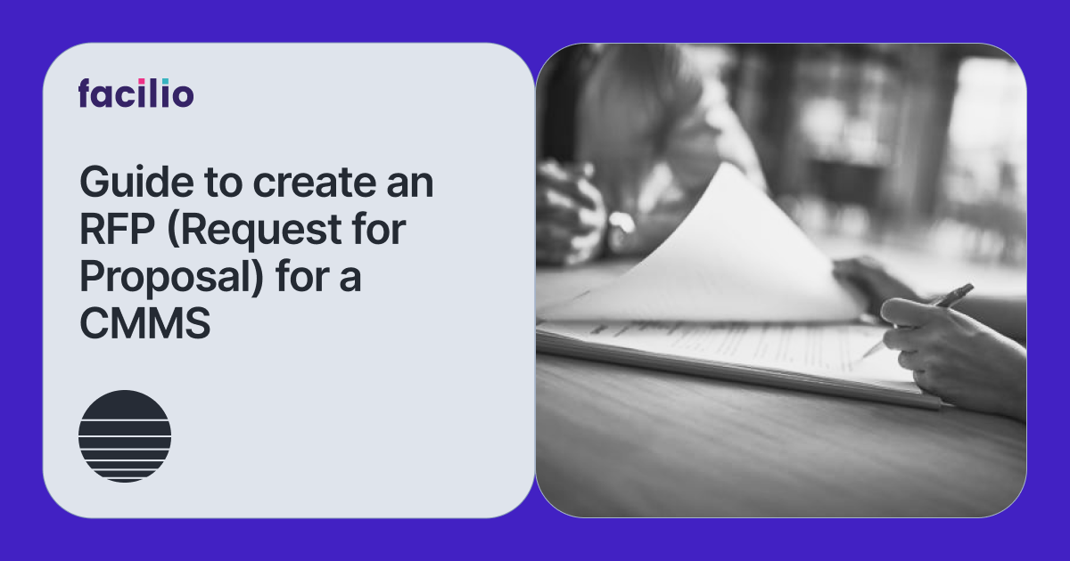 How to Create a CMMS RFP: Process, Template & Examples