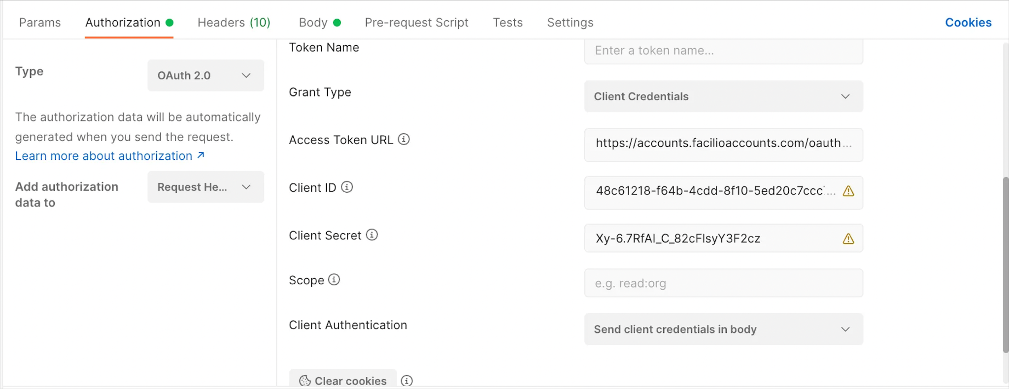 API Docs | Facilio Developers